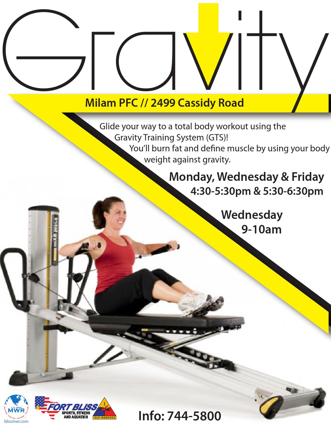 Gravity class by Fort Bliss Family and MWR - Issuu