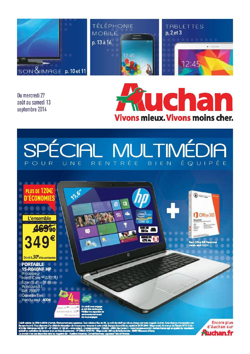 Catalogue auchan du 27 aout au 30 septembre by Valentin Vylkov - Issuu