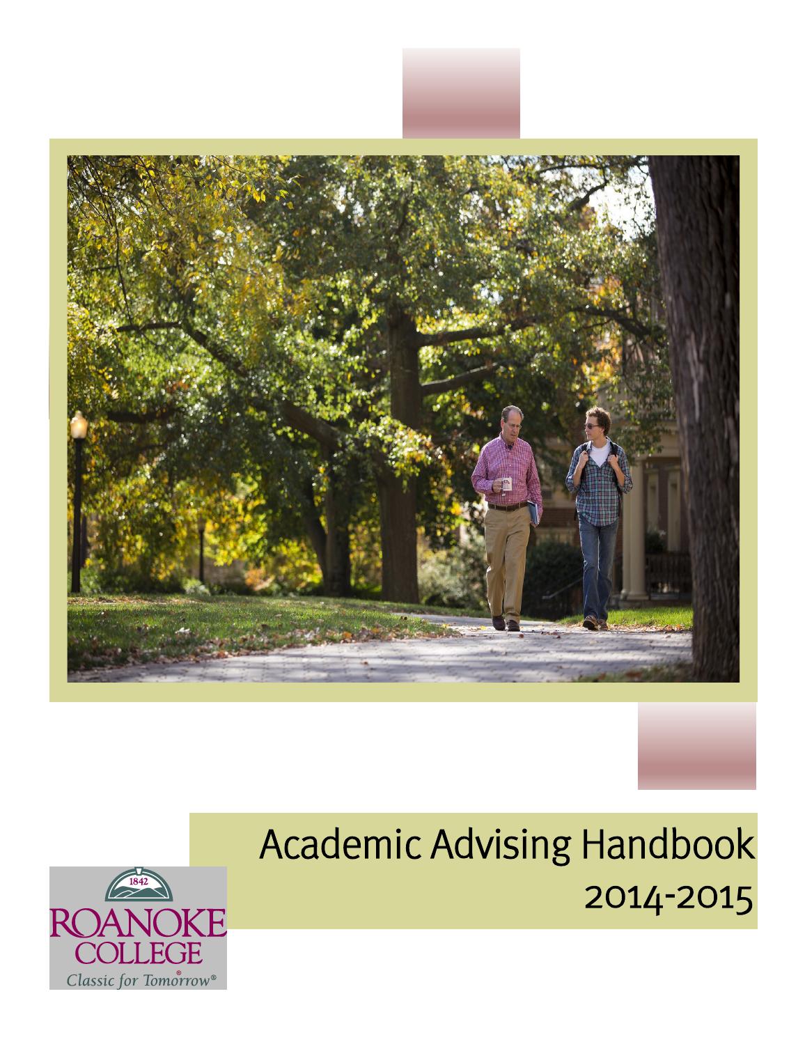 Advising handbook 2014 2015 by Roanoke College - Issuu