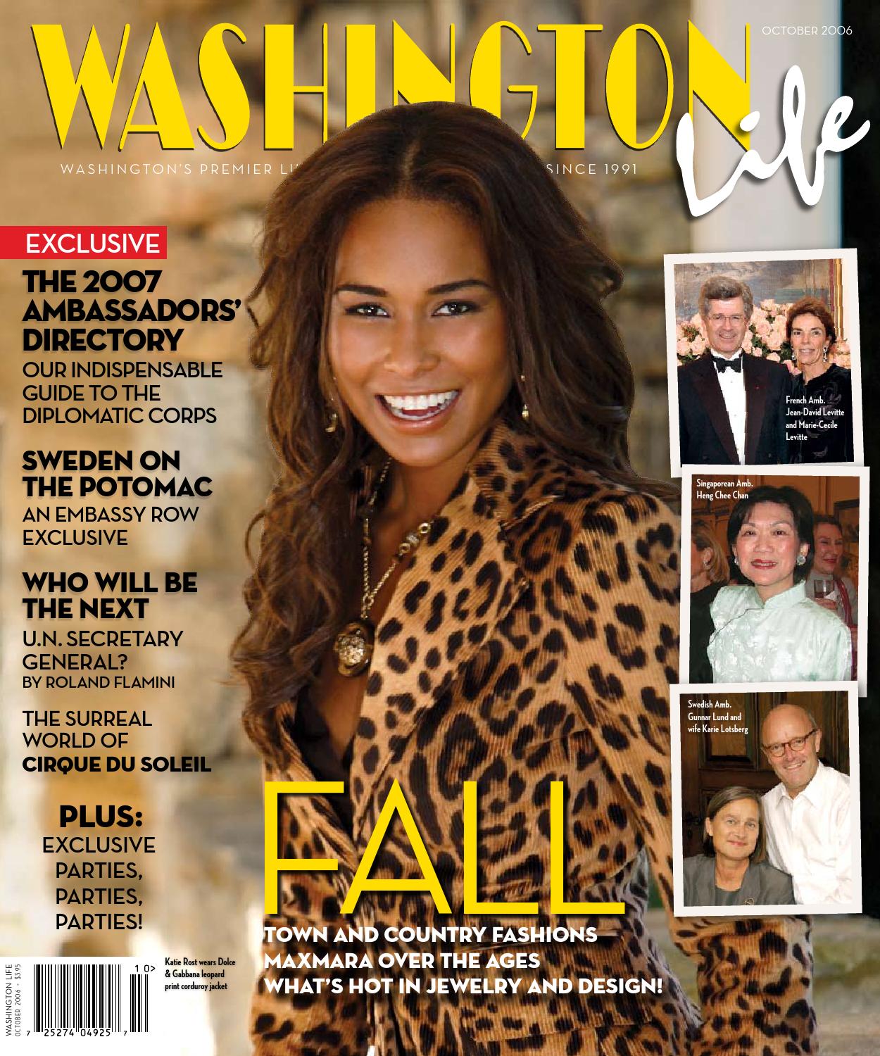 Washington Life Magazine - Ambassadors Directory - October 2006 by ...