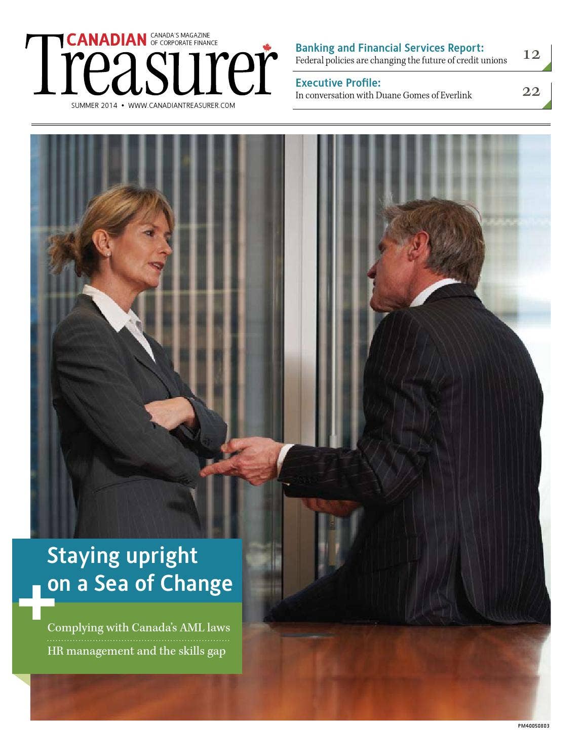 Canadian Treasurer Magazine Summer 2014 by Lloydmedia Inc - Issuu
