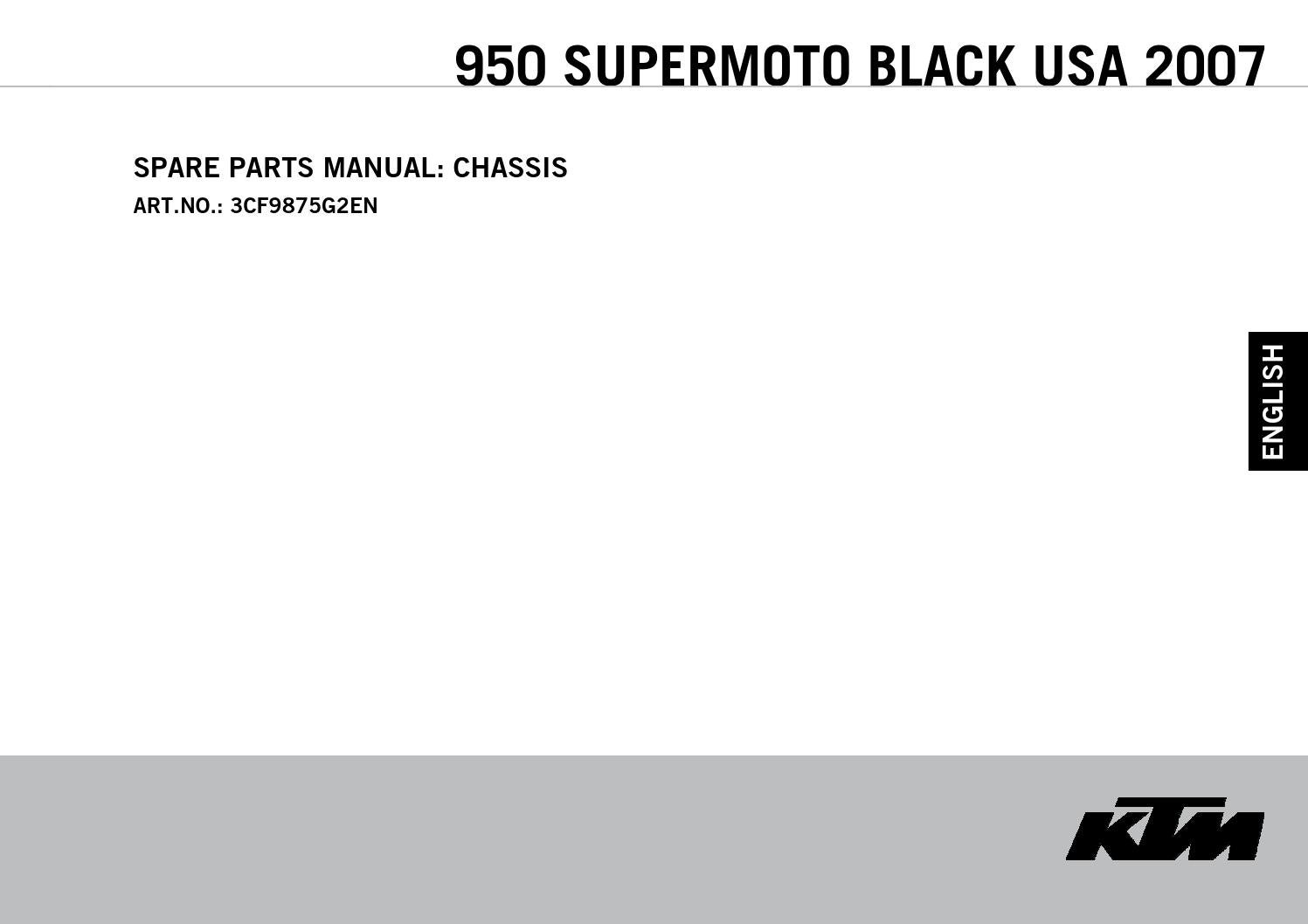 2007 950 SUPERMOTO BLACK USA CHASSIS by Commonwealth Motorcycles - Issuu