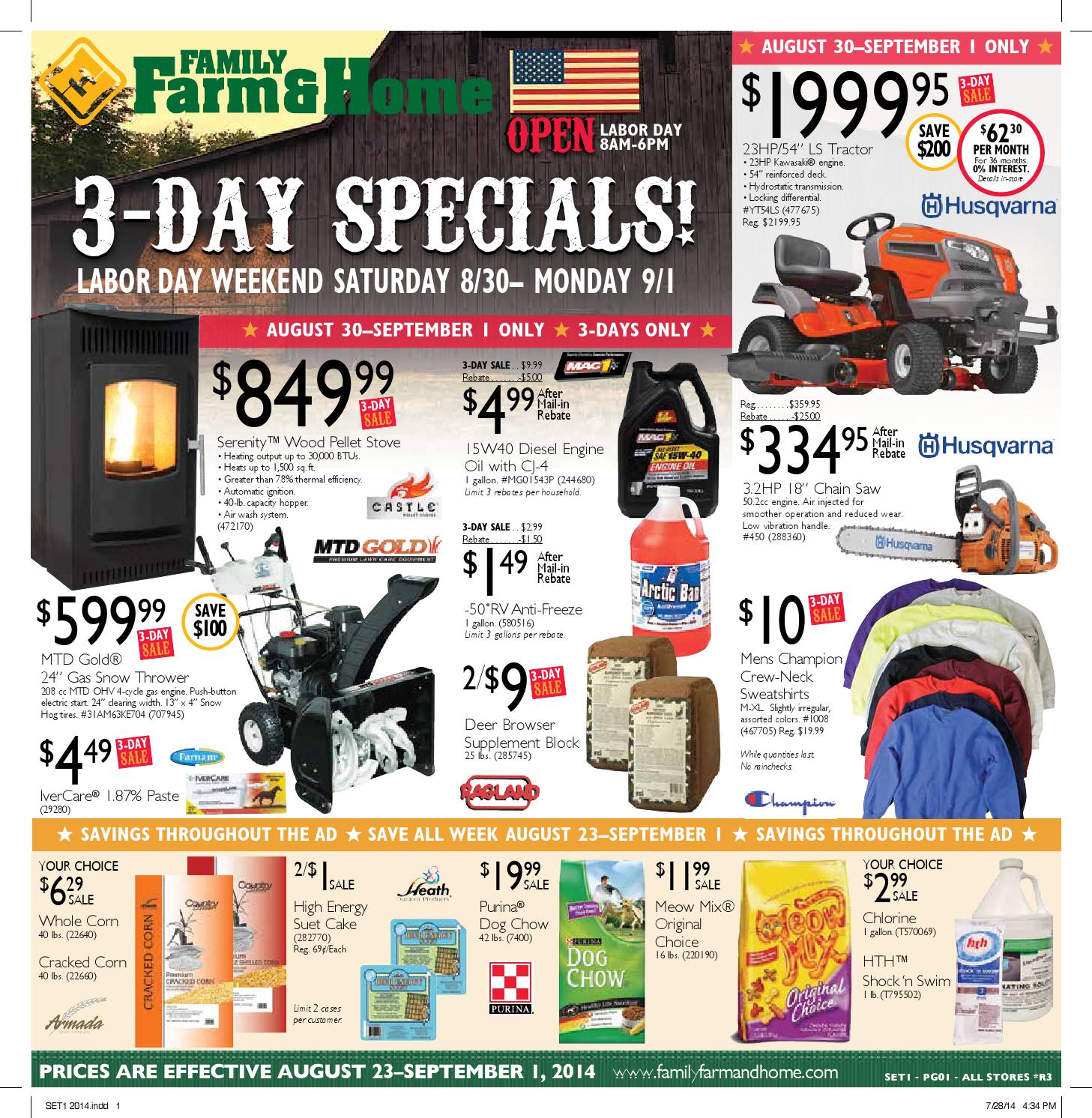Archived, Inactive Ad: Family Farm & Home SET1 Ad by FamilyFarm - Issuu