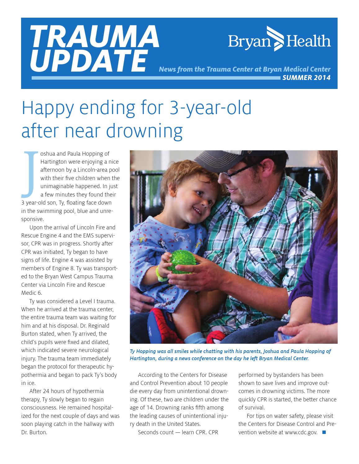 Bryan Trauma Update | Summer 2014 by Bryan Health - Issuu