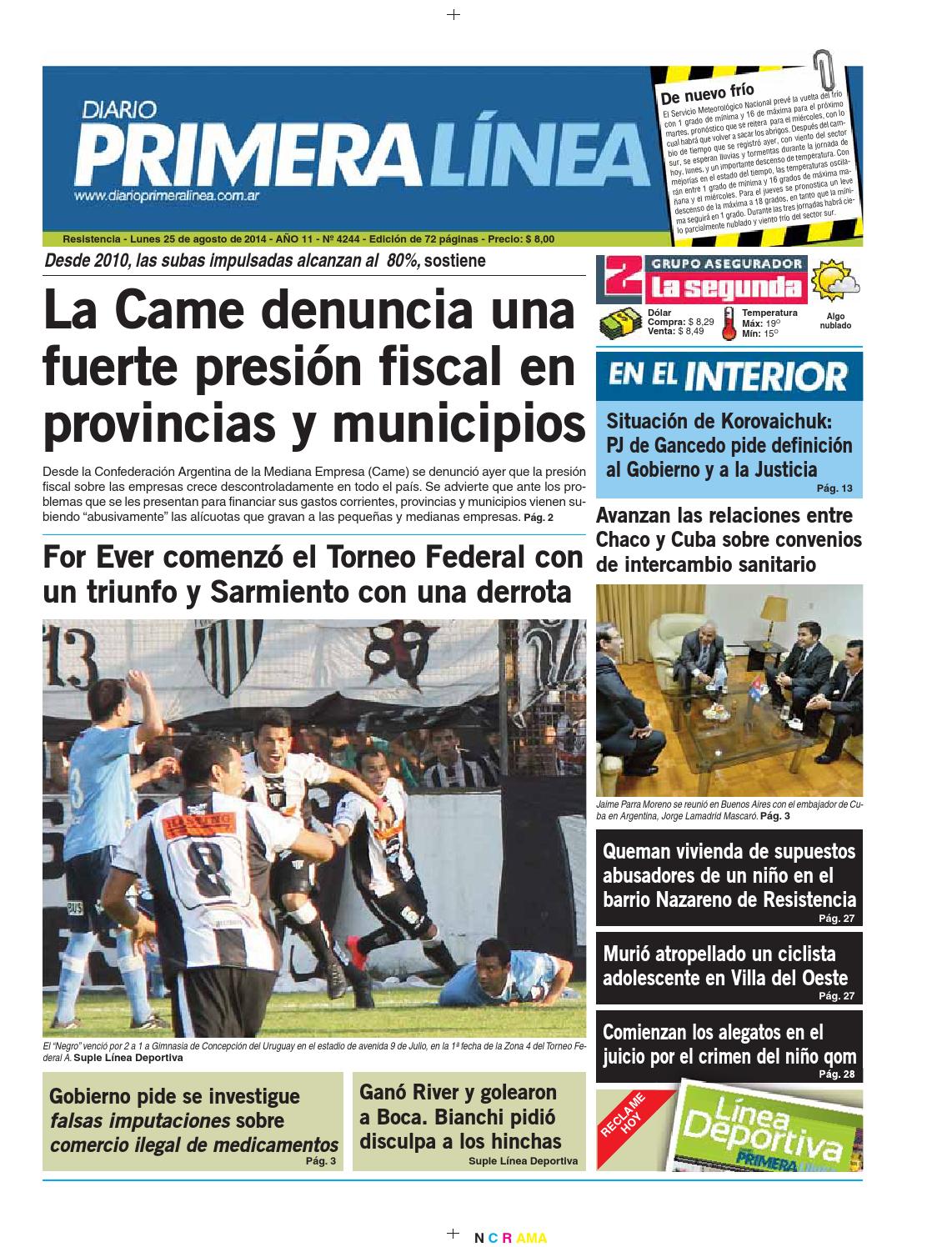Primera Línea 4244 25 08 14 by Diario Primera Linea - Issuu