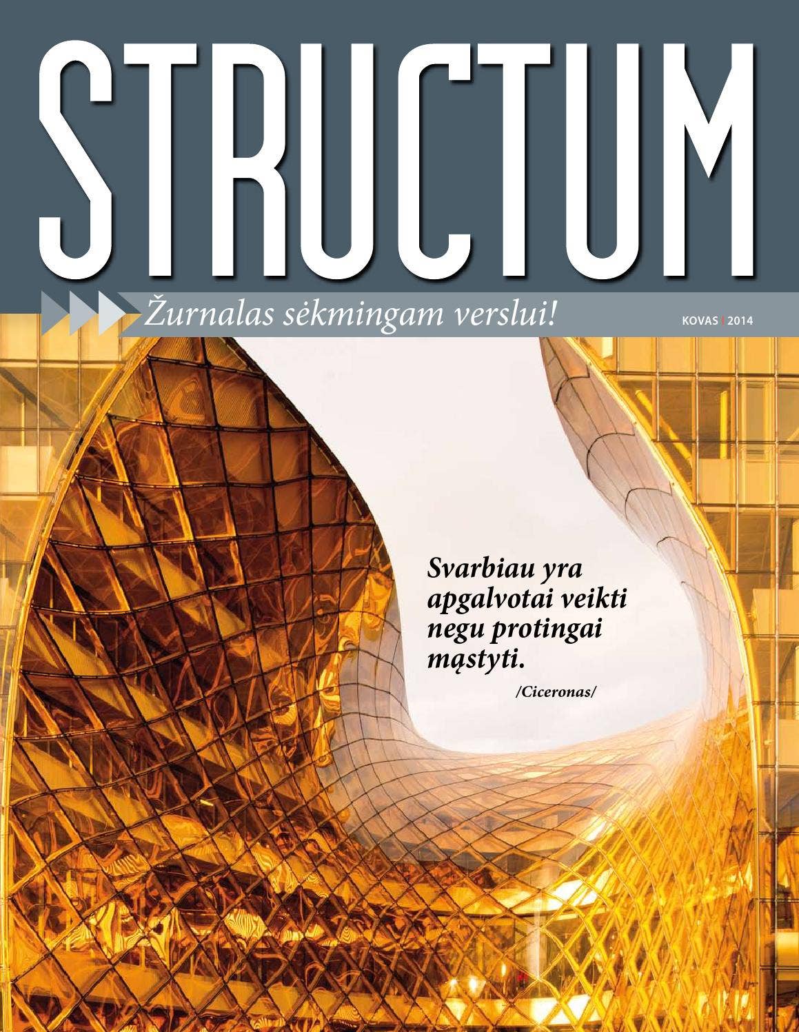 Structum 2014 Kovas by STRUCTUM - Issuu