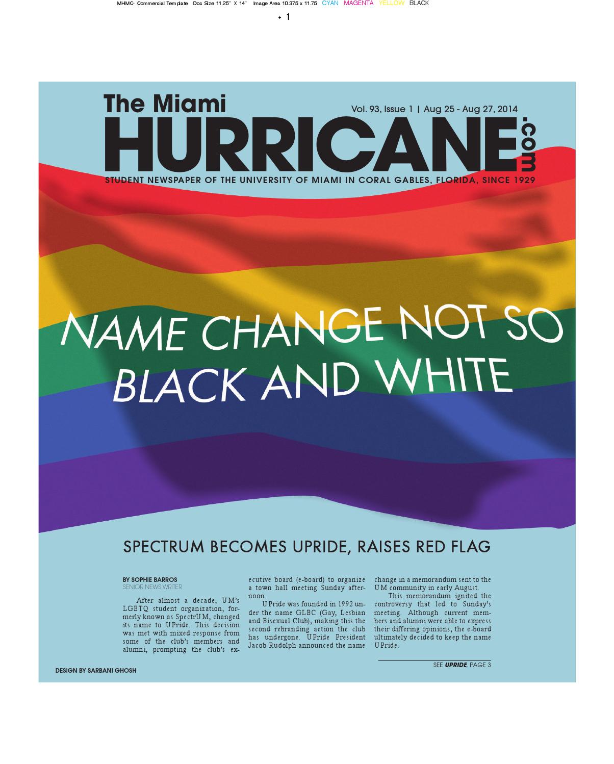 The Miami Hurricane - Aug. 25, 2014 by The Miami Hurricane - Issuu