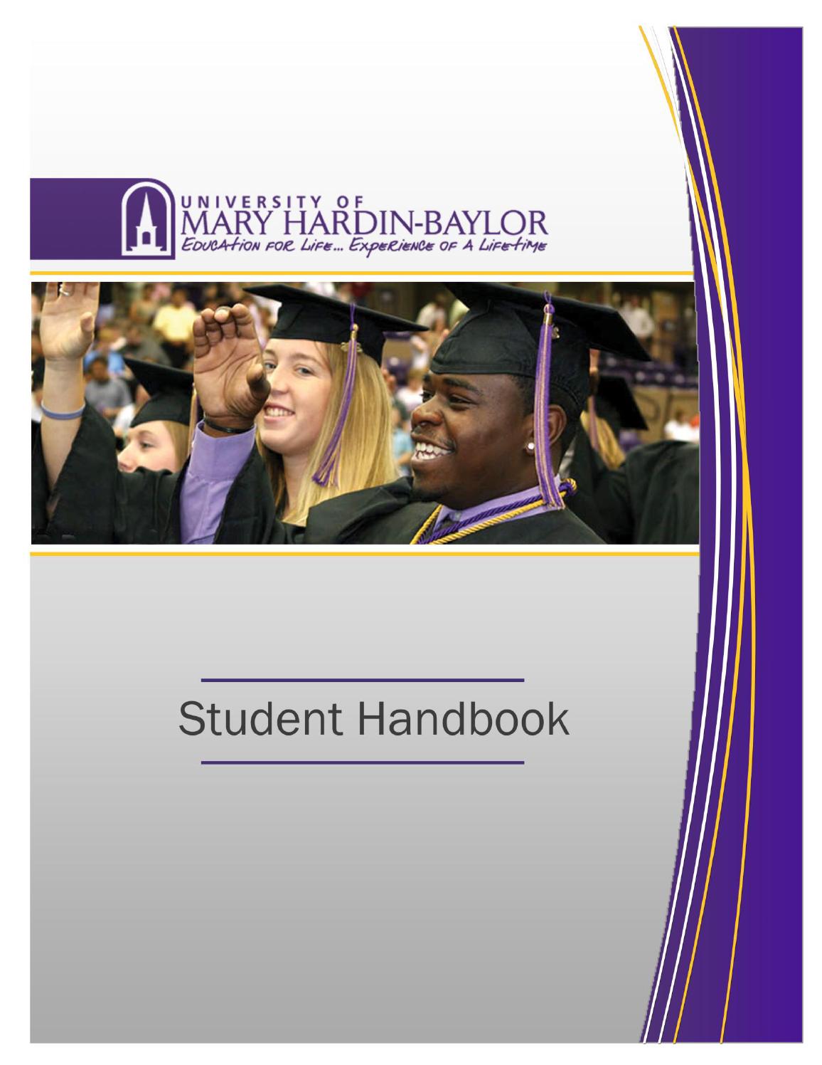 2014-2015 Student Handbook by University of Mary Hardin-Baylor - Issuu