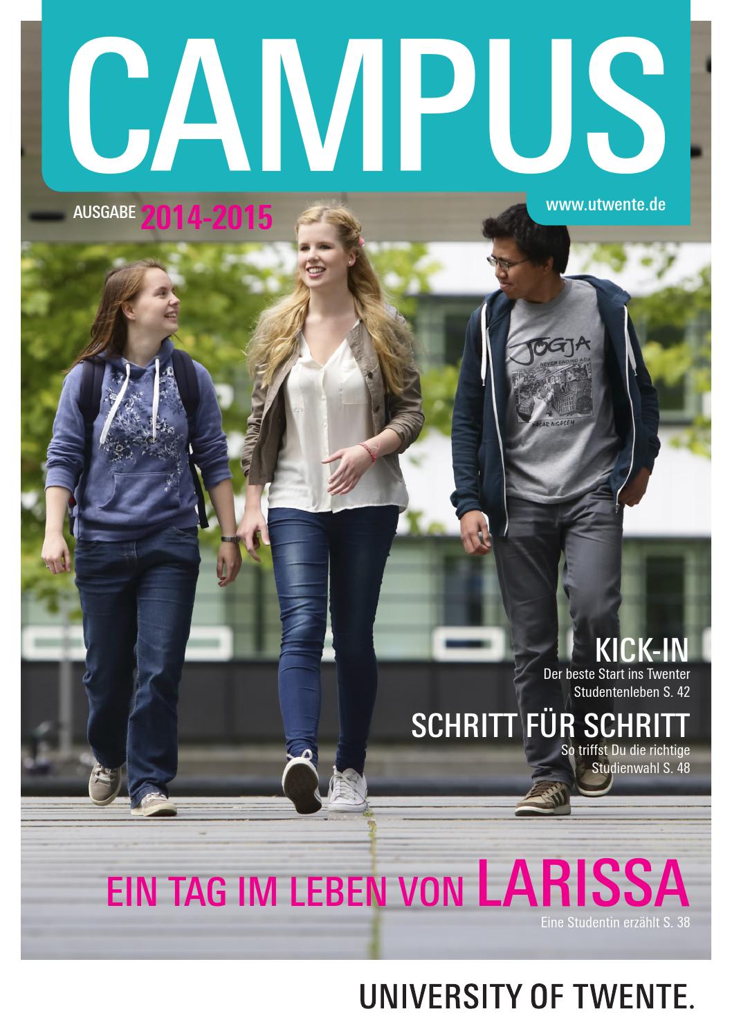 Campus Magazine Ausgabe 2014-2015 by University of Twente - Issuu