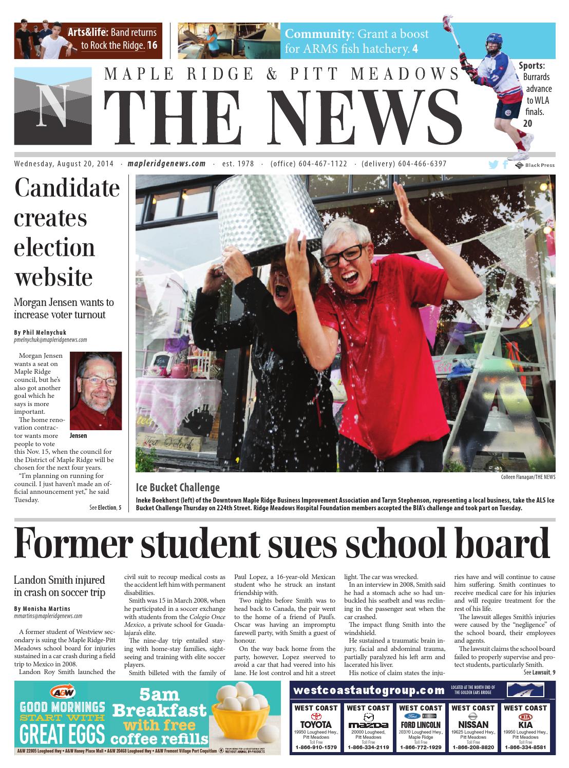 Maple Ridge News, August 20, 2014 by Black Press Media Group - Issuu