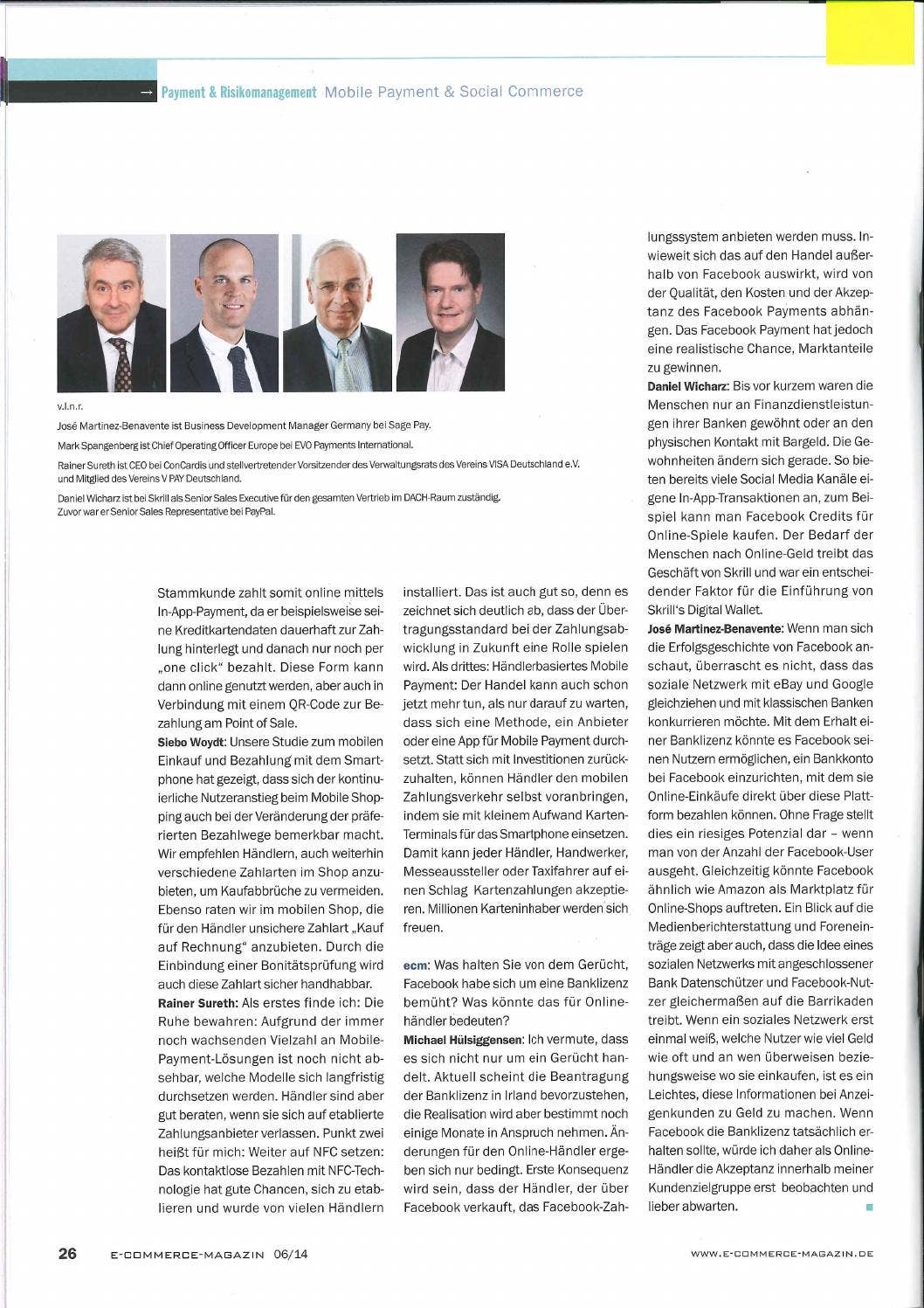 Daniel wicharz payment & risikomanagement mobile payment & social commerce by Will Pastons - Issuu