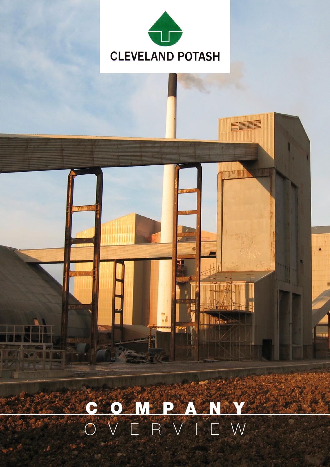 Cleveland Potash brochure - September 2014 by Mining Global - Issuu