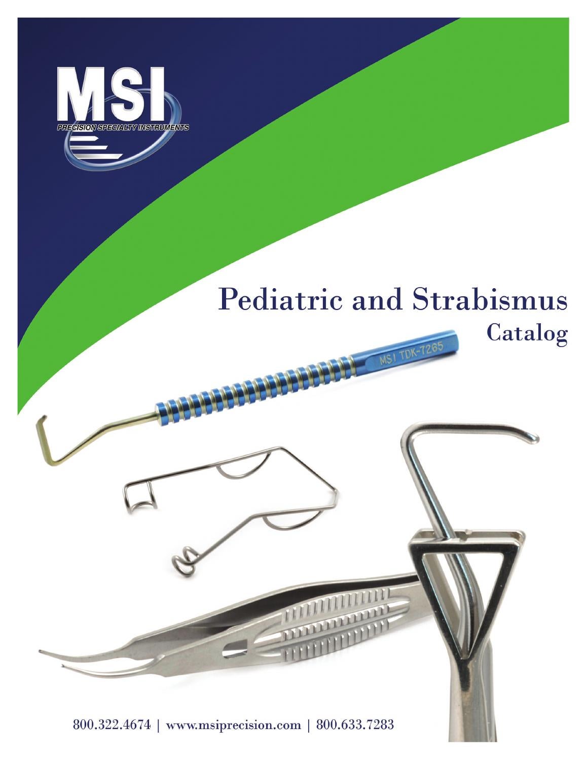 Pediatric Strabismus Muscle by MSI Precision Instruments - Issuu