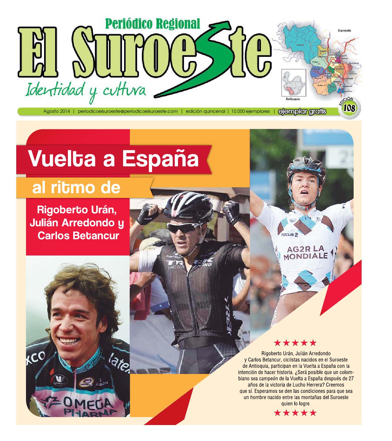 Periódico El Suroeste edición 108 agosto 2014 by Periódico EL SUROESTE ...