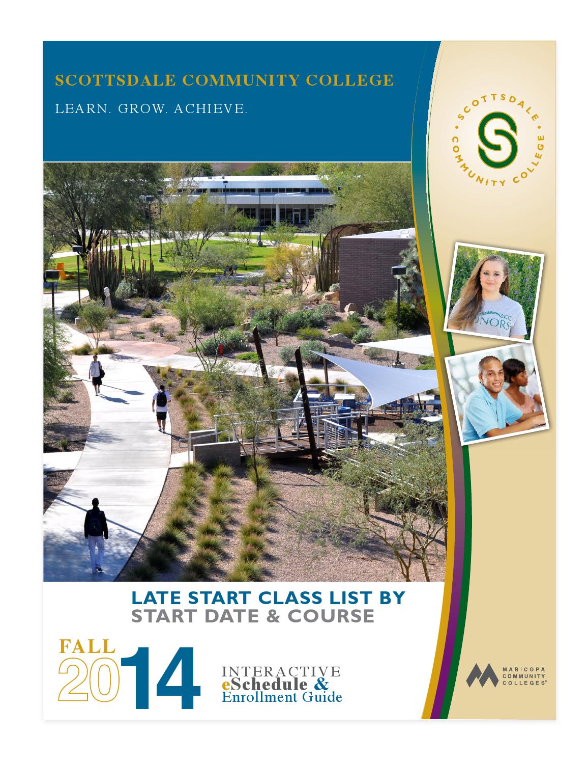 SCC Fall 2014 Late Start Classes Booklet by Scottsdale Community ...