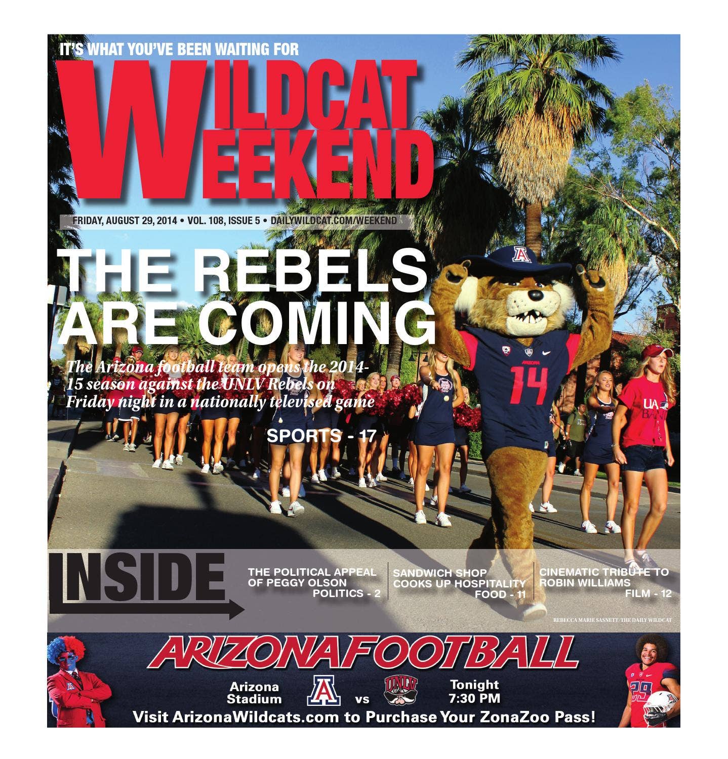 8.29.14 by Arizona Daily Wildcat - Issuu