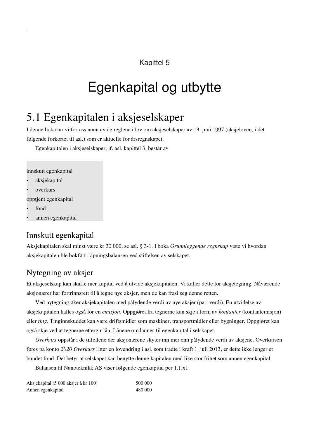 Finansregnskap kapittel 5 by Gyldendal Norsk Forlag - Issuu