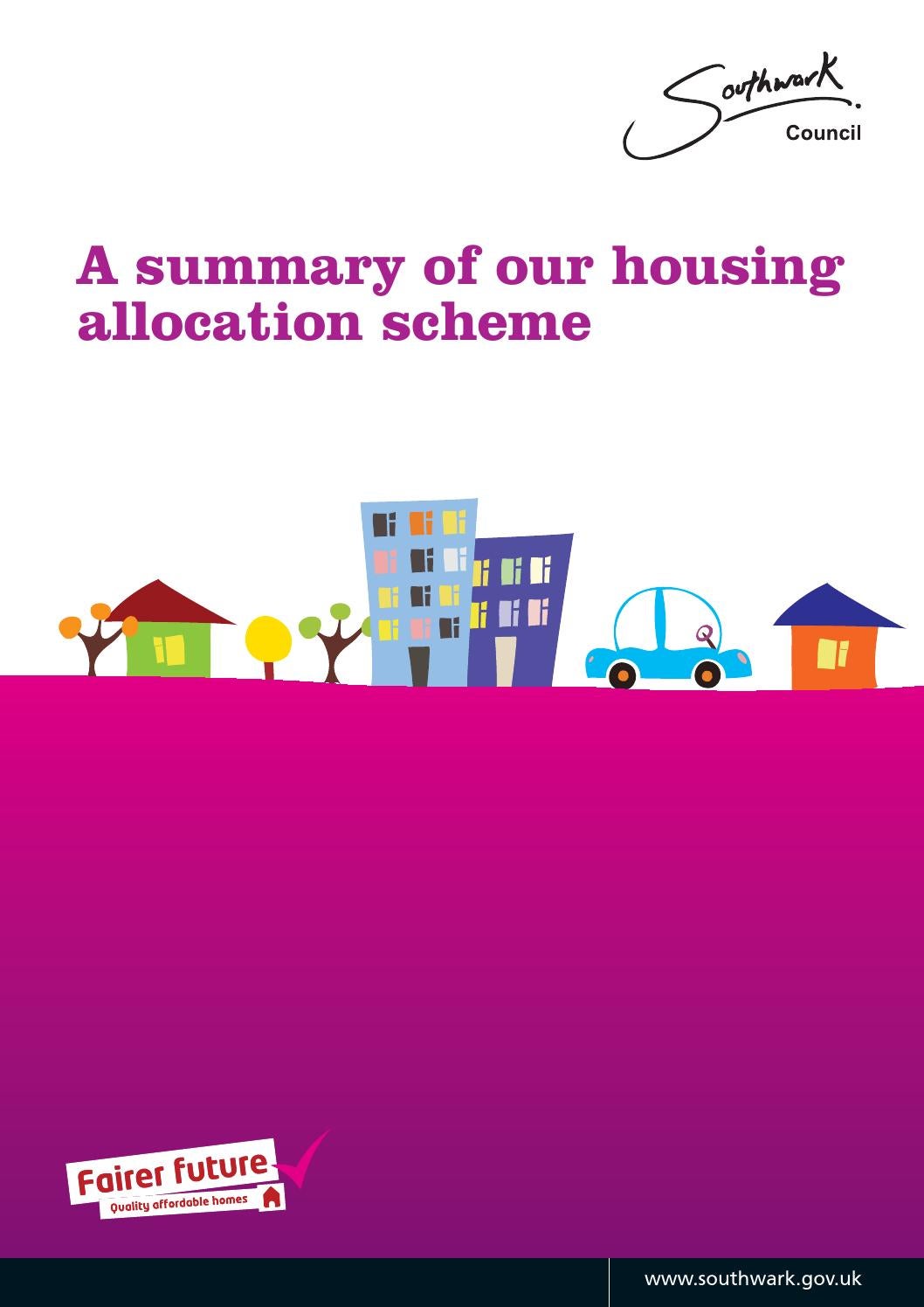 Housing allocation scheme by Southwark Council - Issuu