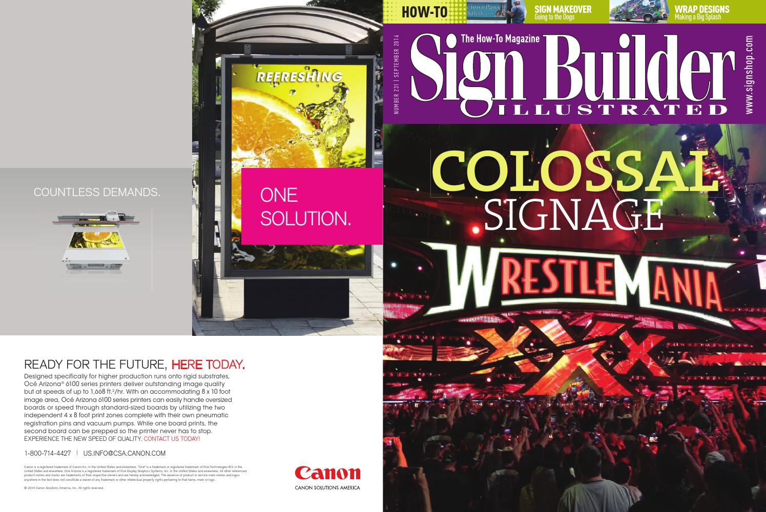 Sign Builder Illustrated September 2014 by Sign Builder Illustrated - Issuu