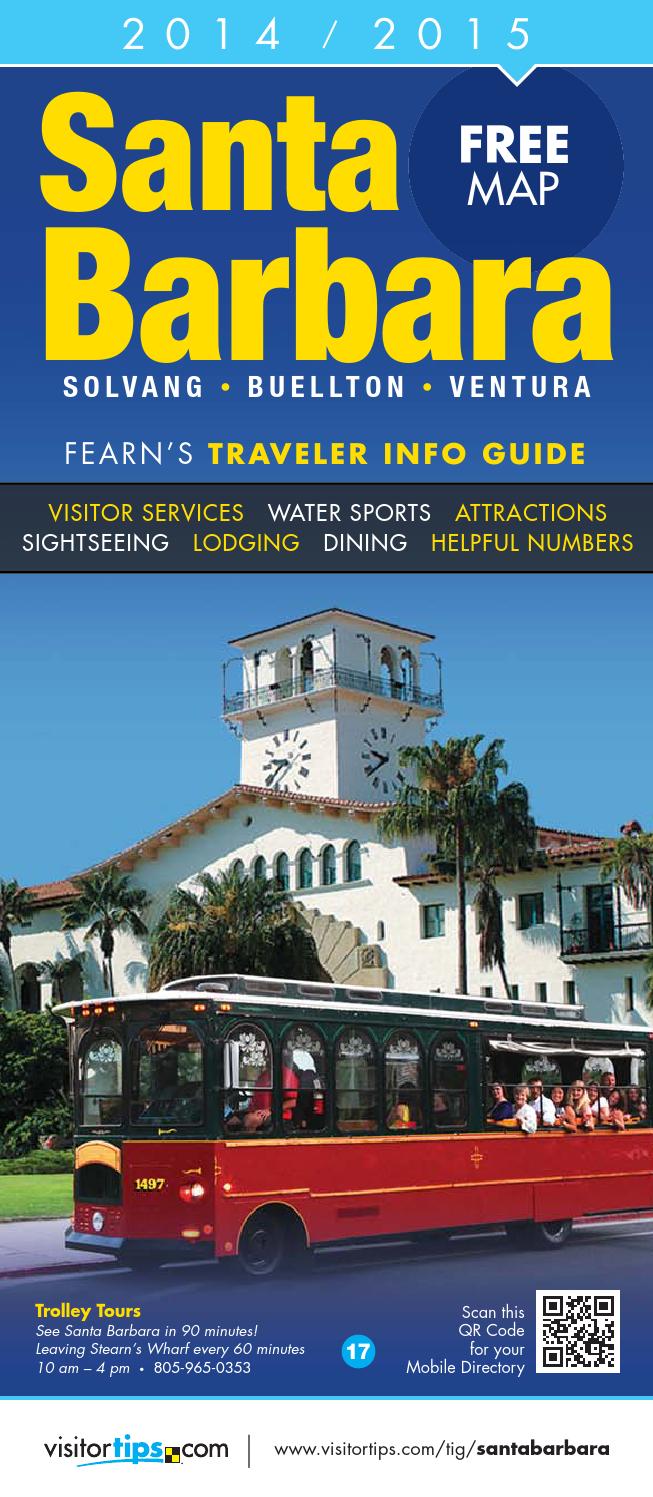 2014-2015 Santa Barbara Traveler Info Guide by Certified Folder Display ...