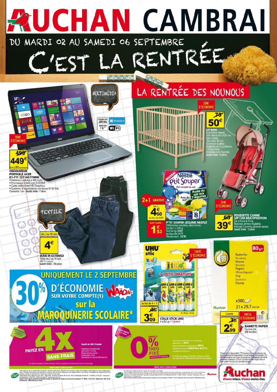 Catalogue auchan du 2 au 6 septembre by Valentin Vylkov - Issuu