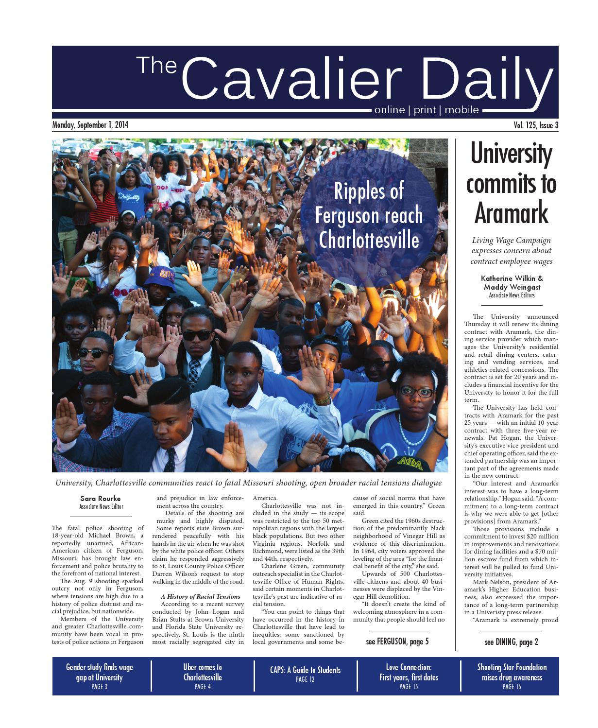 Monday, September 1, 2014 by The Cavalier Daily - Issuu
