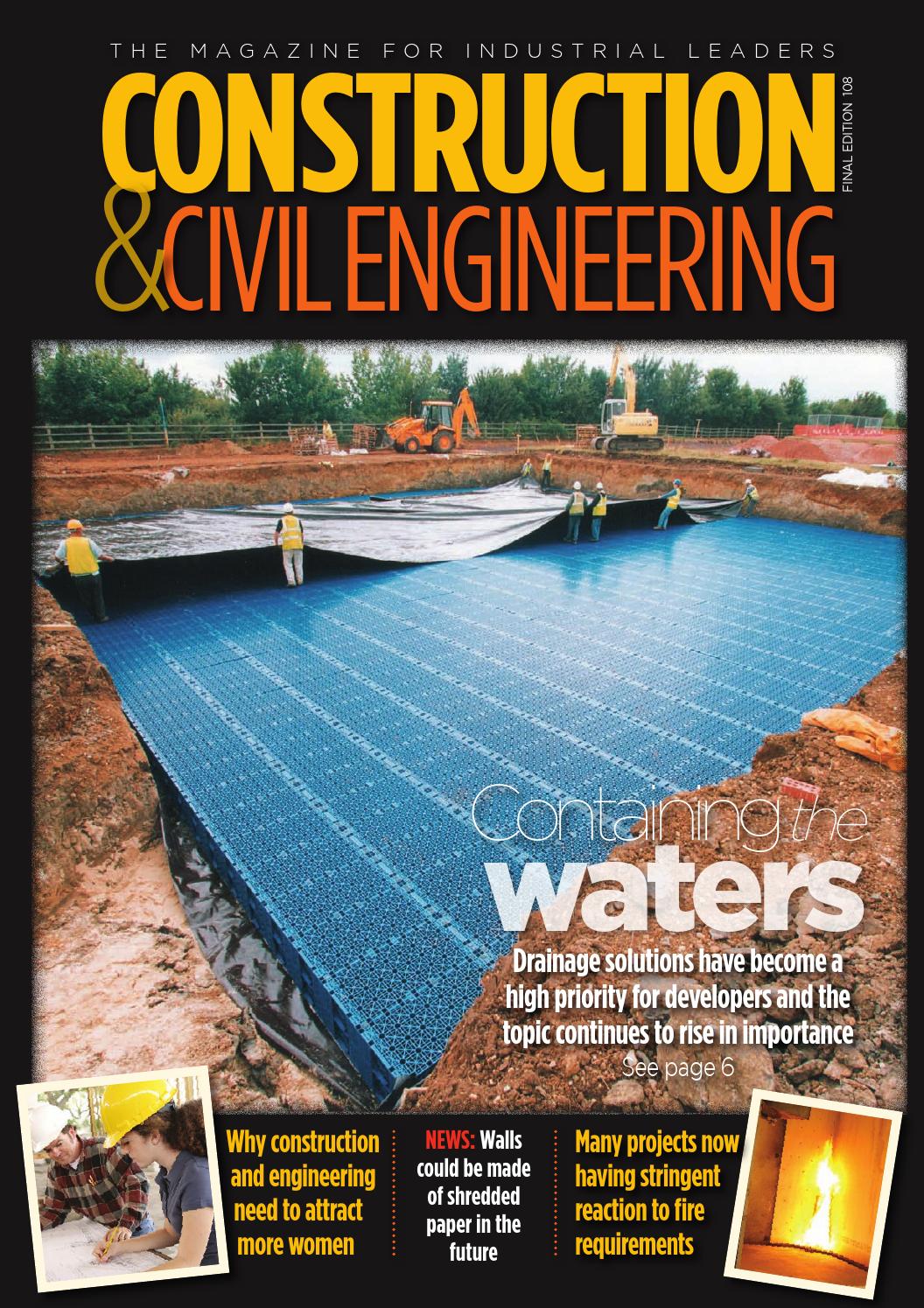 Construction and Civil Engineering Issue 108 Final Edition by Finelight ...