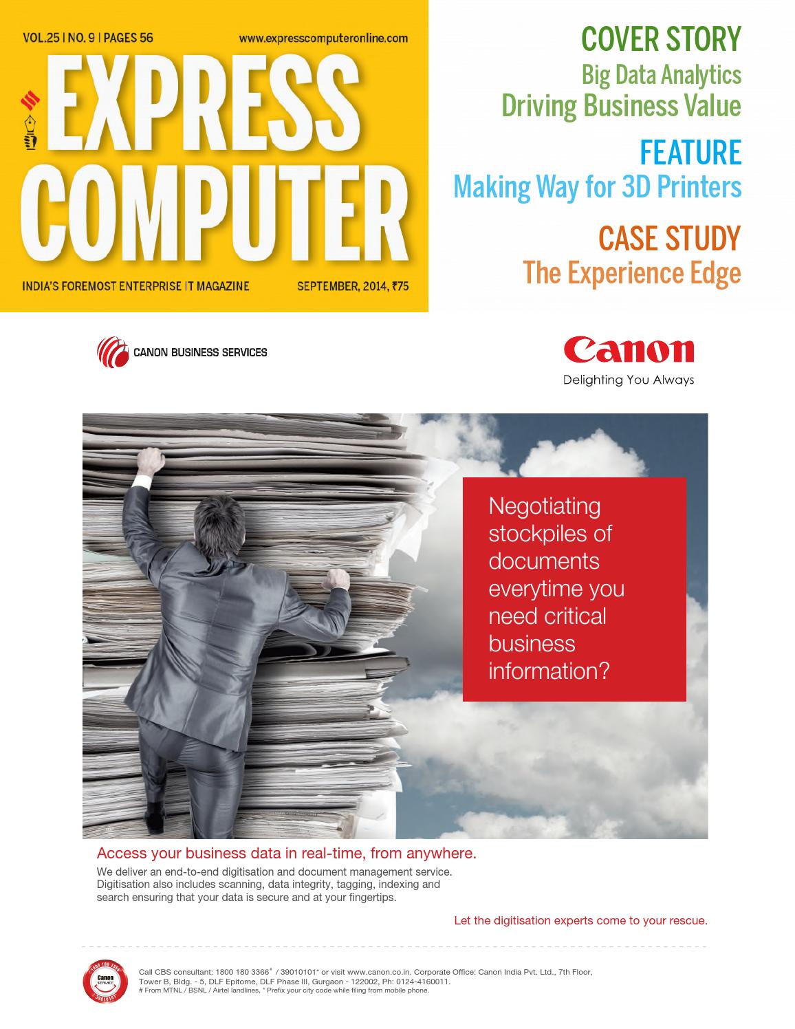 Express Computer September, 2014 by Indian Express - Issuu