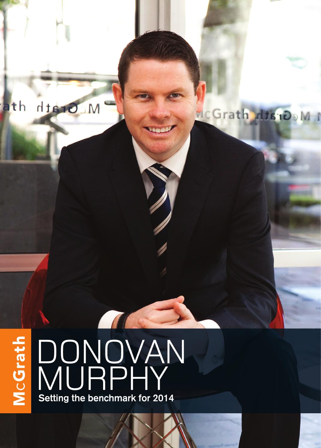 Donovan Murphy - Setting the benchmark 2014 by McGrath Estate Agents ...