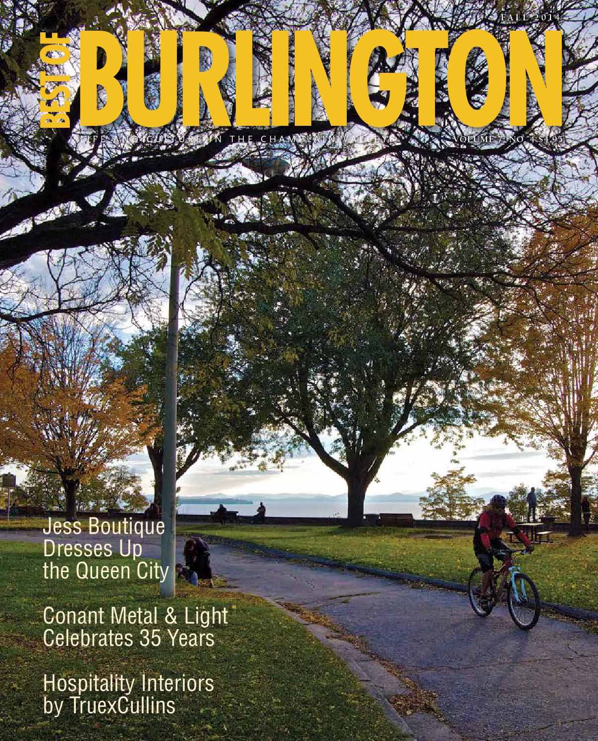 Best of Burlington Magazine - Fall 2014 by Coffee Table Publishing - Issuu