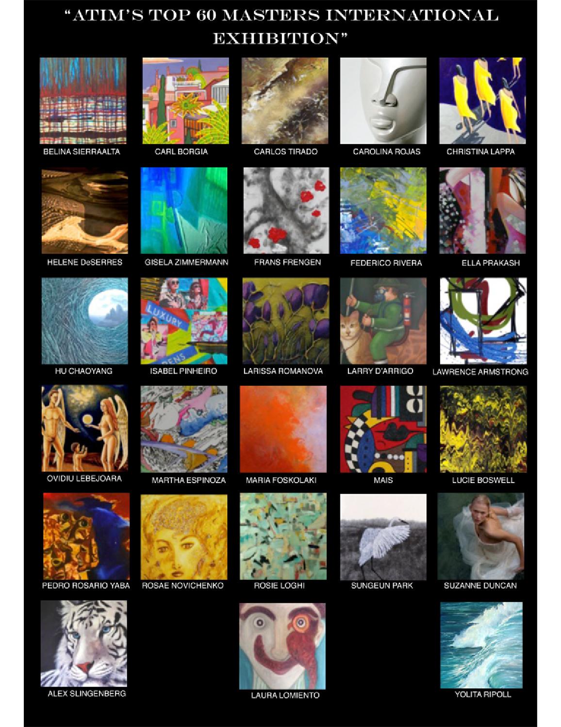 Nina Torres Fine Art, ATIM's Exhibition Catalog 2014 by Nina Torres - Issuu