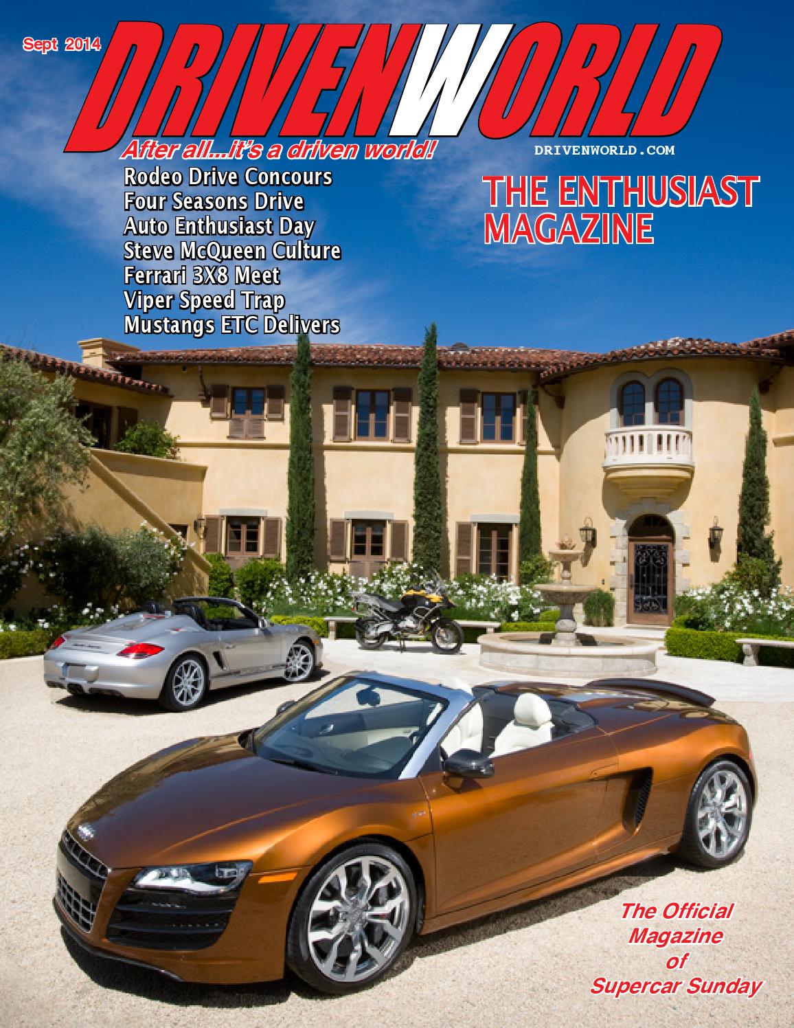 Sept. 2014 Issue of Driven World Magazine by Driven World Magazine- The ...