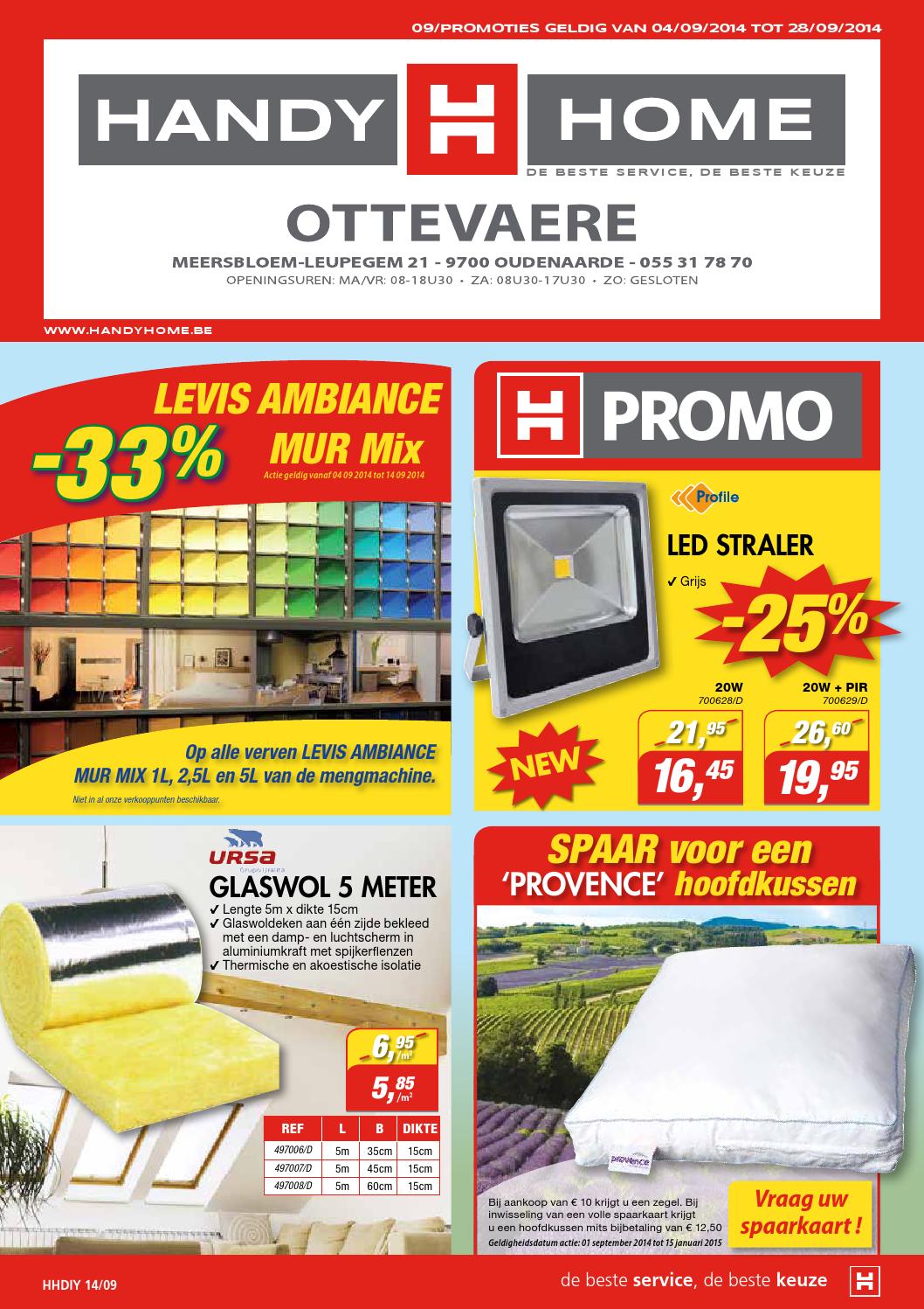 Handy Home folder - September 2014 by Bouwpunt Ottevaere - Issuu