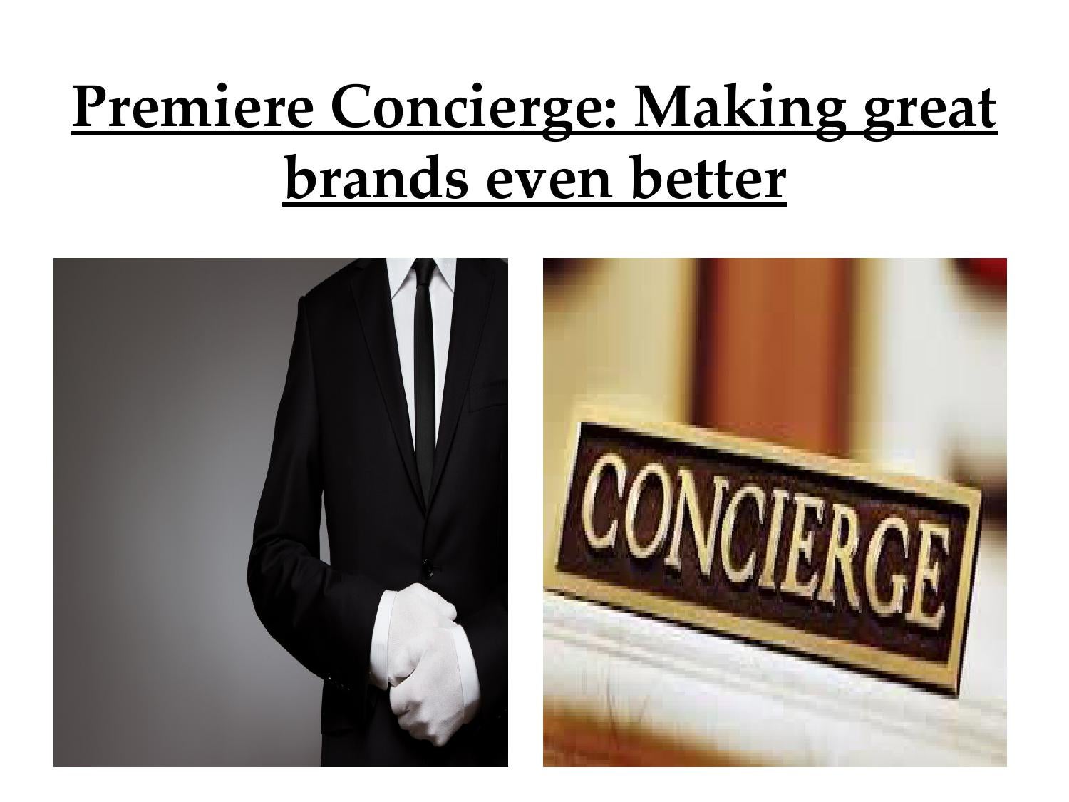 Premiere concierge by Premiere Concierge - Issuu