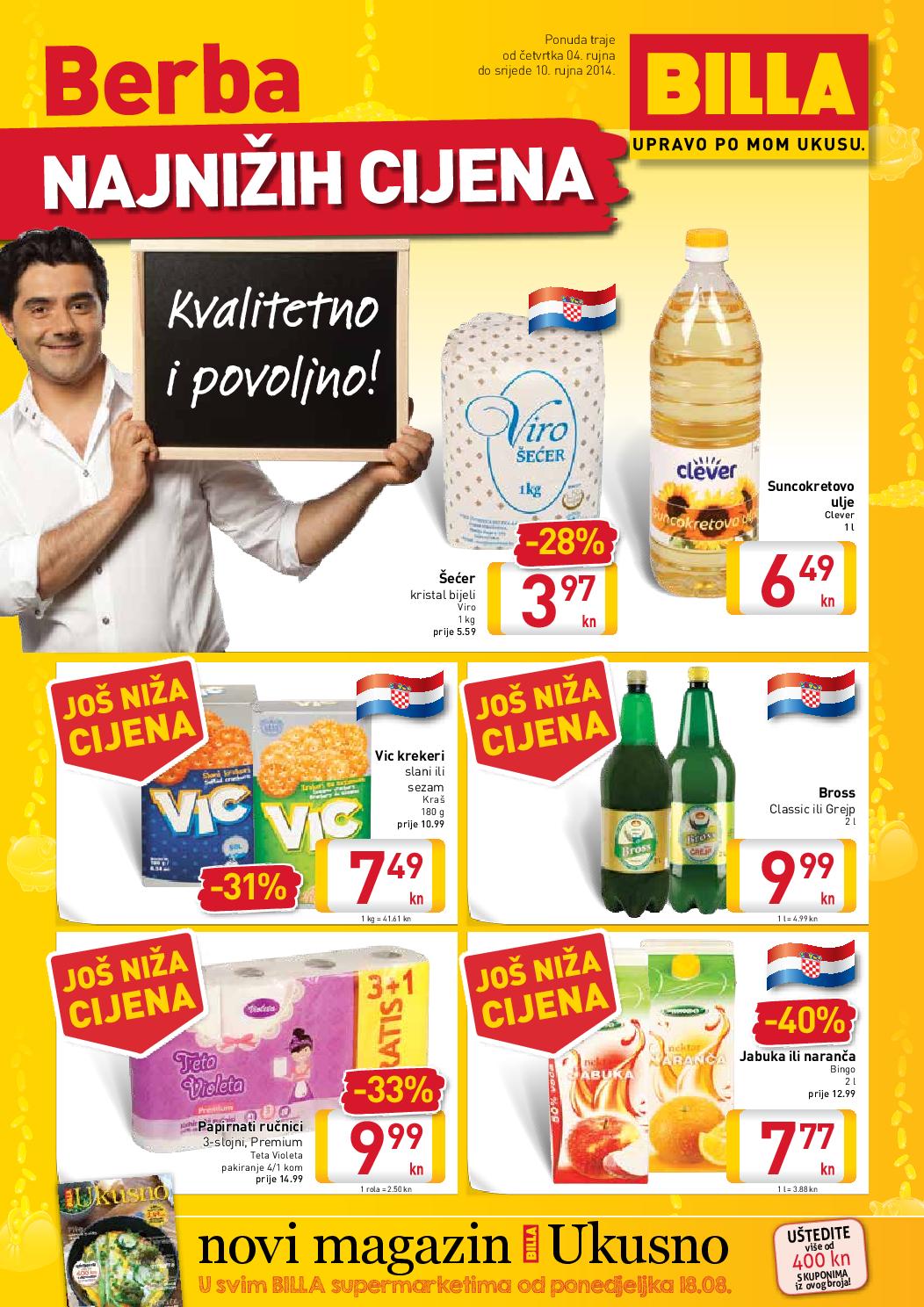 Billa katalog posebna ponuda do 10 09 2014 by Catalog.hr - Issuu