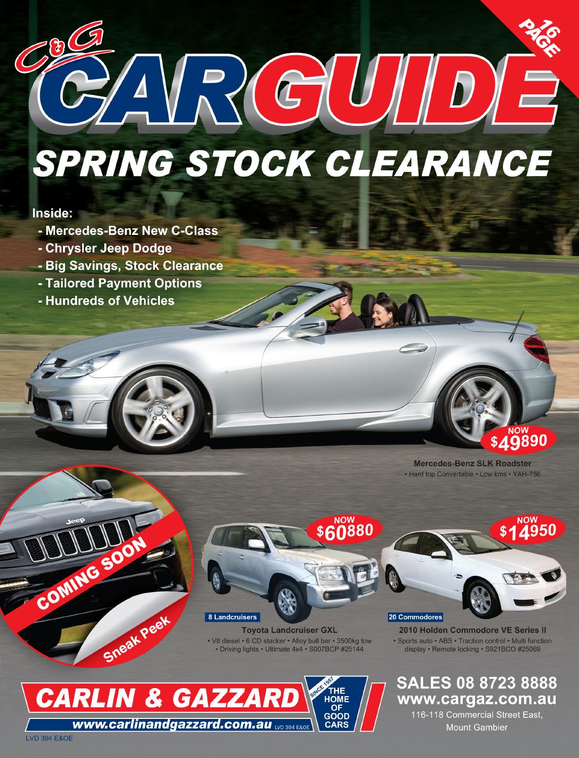 C&G Car Guide 2014 by Crocmedia Lifestyle1 - Issuu