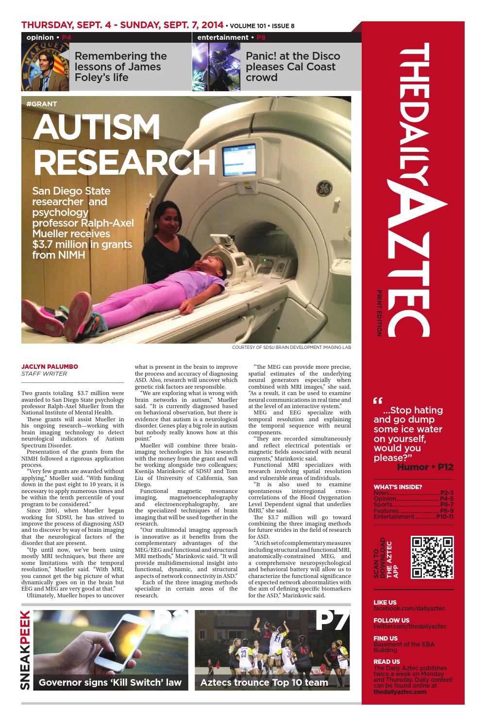 09-04-2014 by The Daily Aztec - Issuu