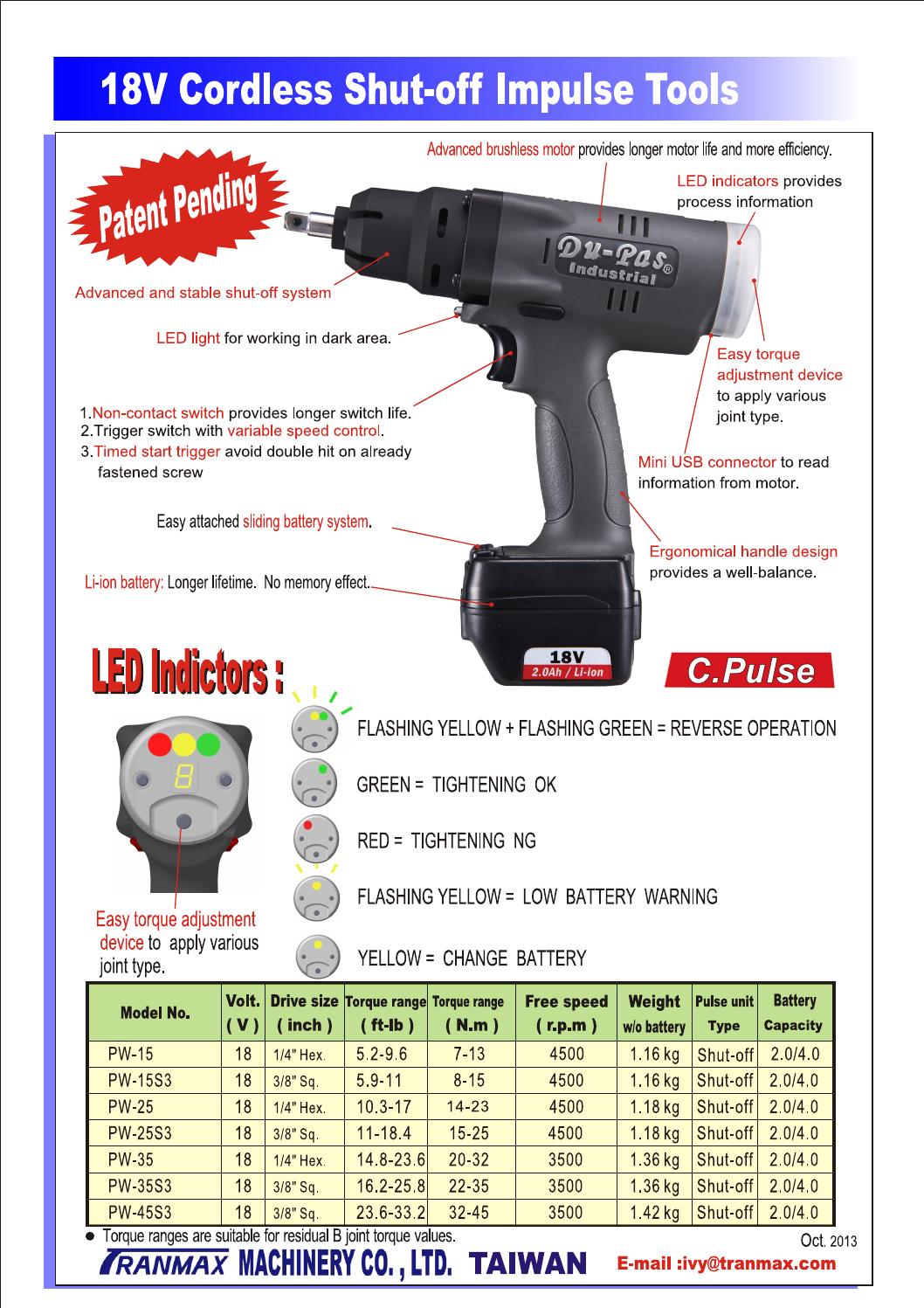 Dupas battery pulse tool by Boonyarith Wongpracha - Issuu