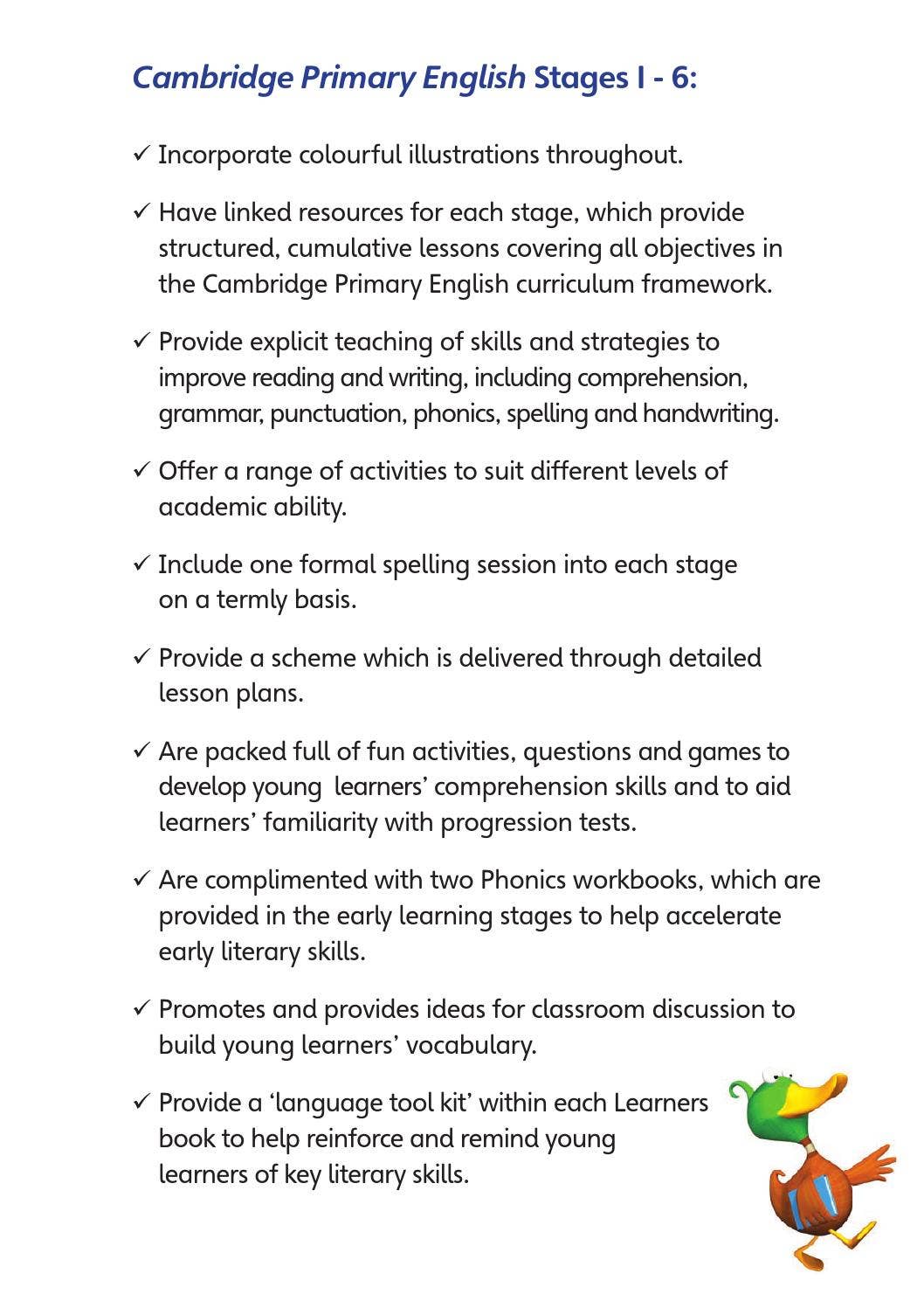 Cambridge Primary English - What you need to know by Cambridge ...