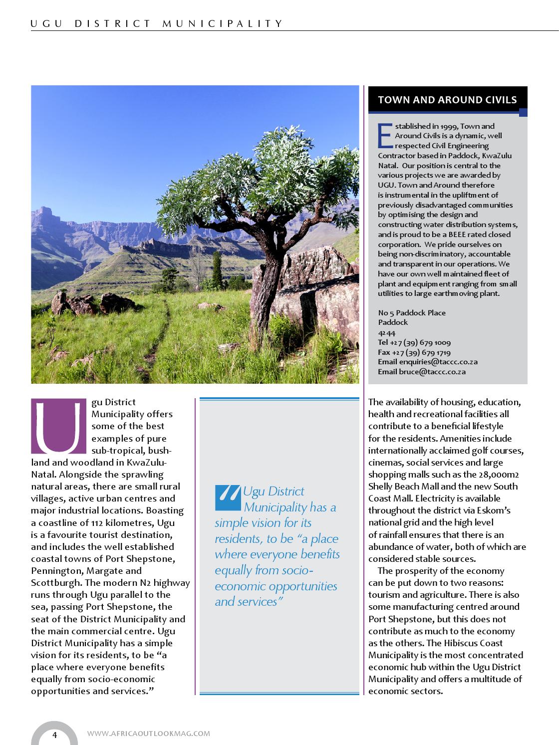 Ugu District Municipality Logo