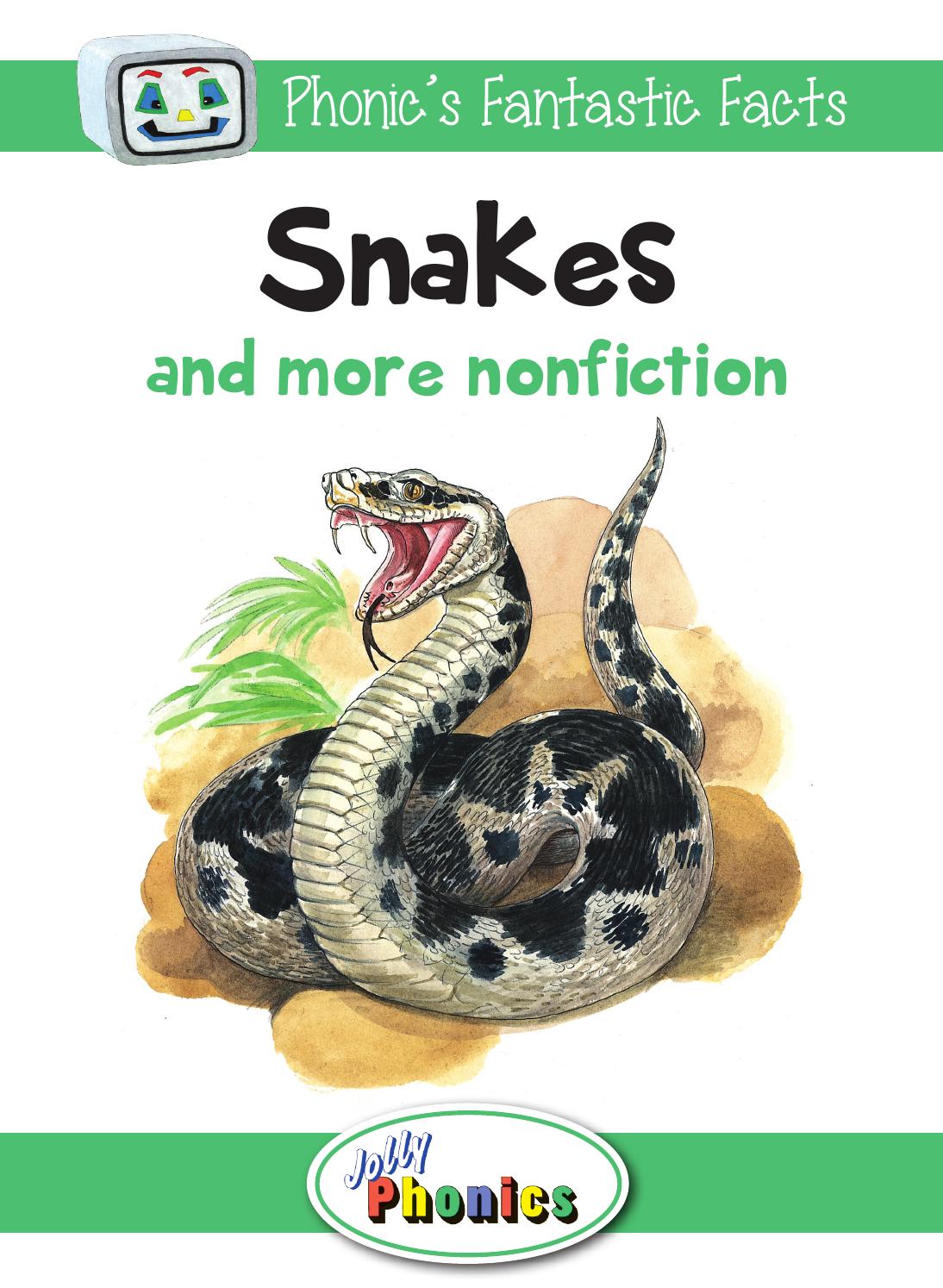 Snakes and More Nonfiction by Jolly Learning Ltd - Issuu