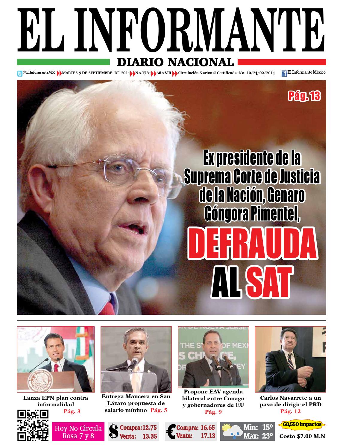 El Informante México 1784 by El Informante México - Issuu