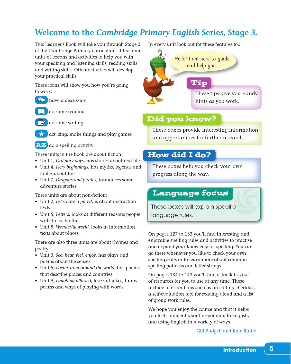 Cambridge Primary English Learner's Book 3 by Cambridge University ...