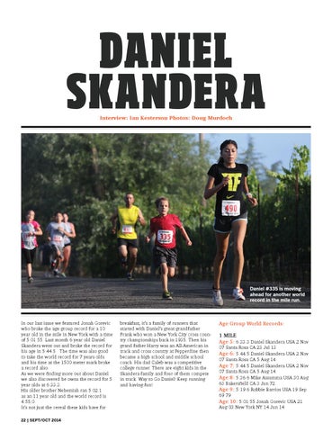 Youth Runner Magazine Sept-Oct 2014 by Gosportz Media, LLC - Issuu