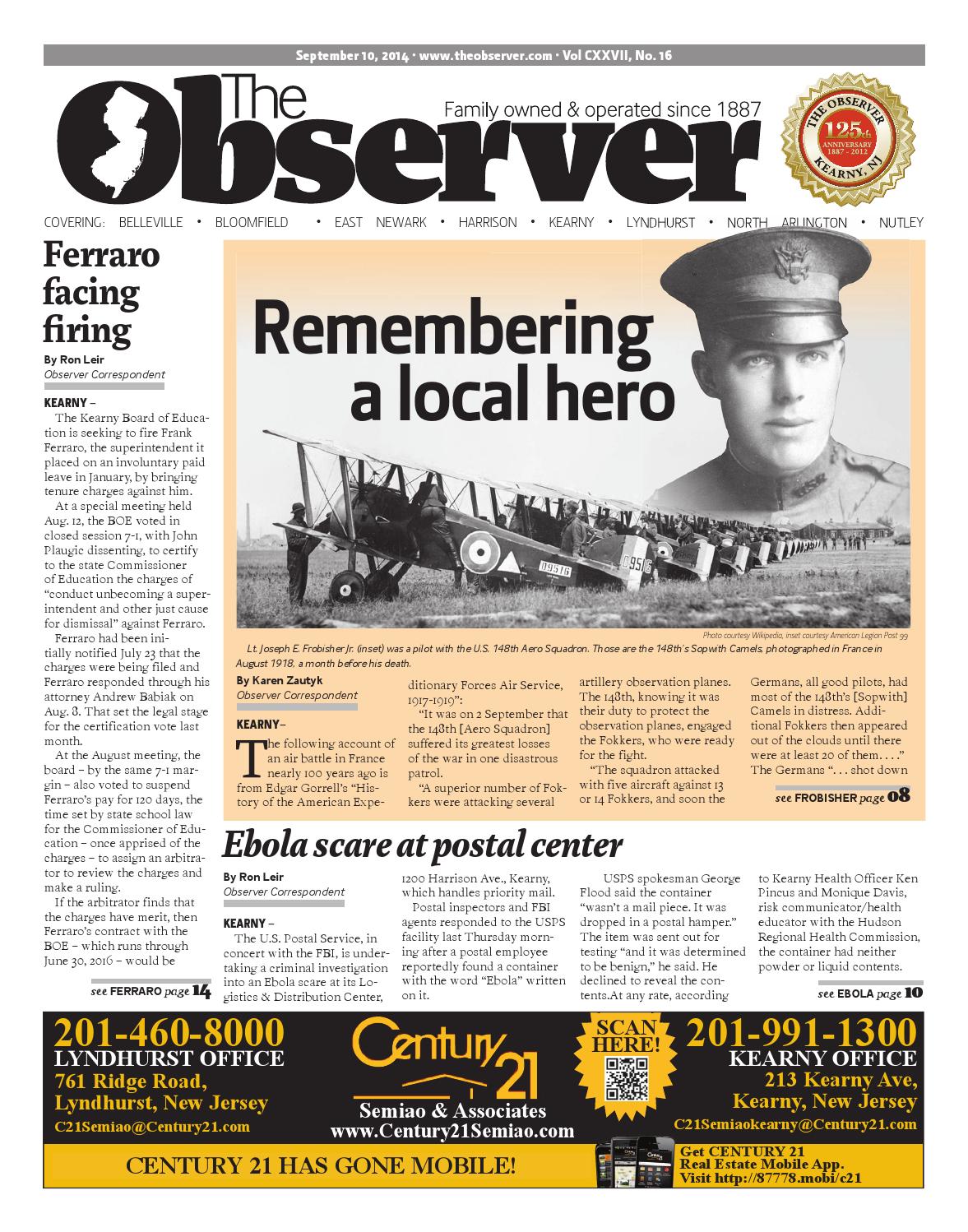 Sept. 10, 2014 Edition of The Observer by The Observer Newspaper - Issuu