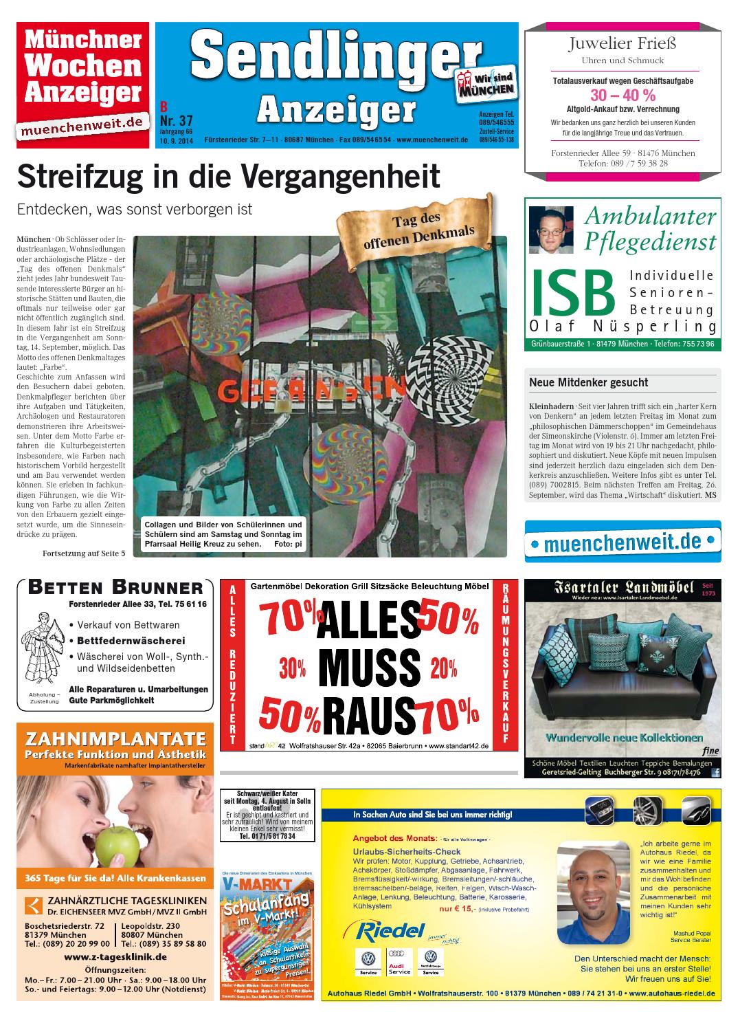 KW 37-2014 by Wochenanzeiger Medien GmbH - Issuu