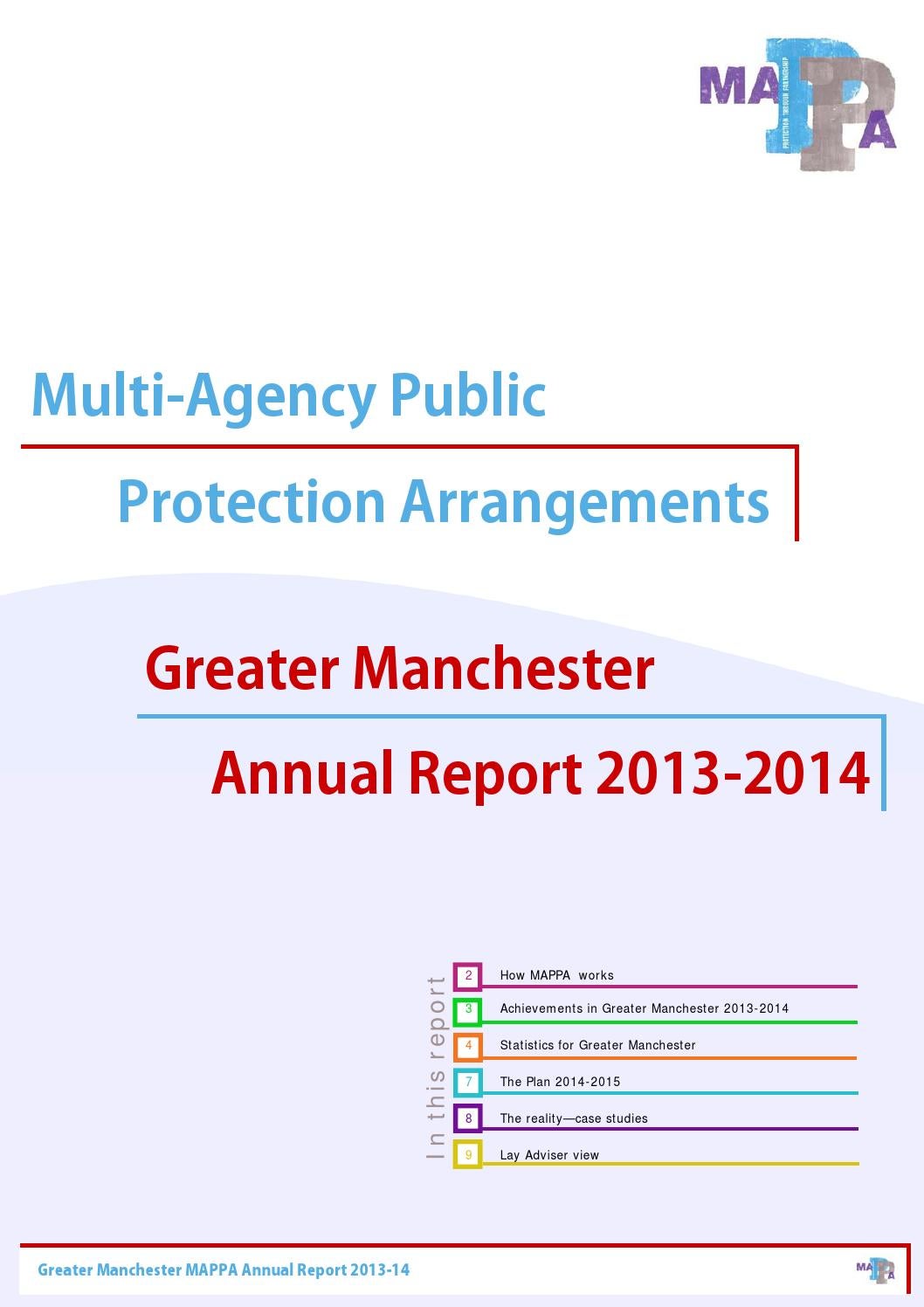 MAPPA Annual Report 2013 14 by Greater Manchester Police - Issuu