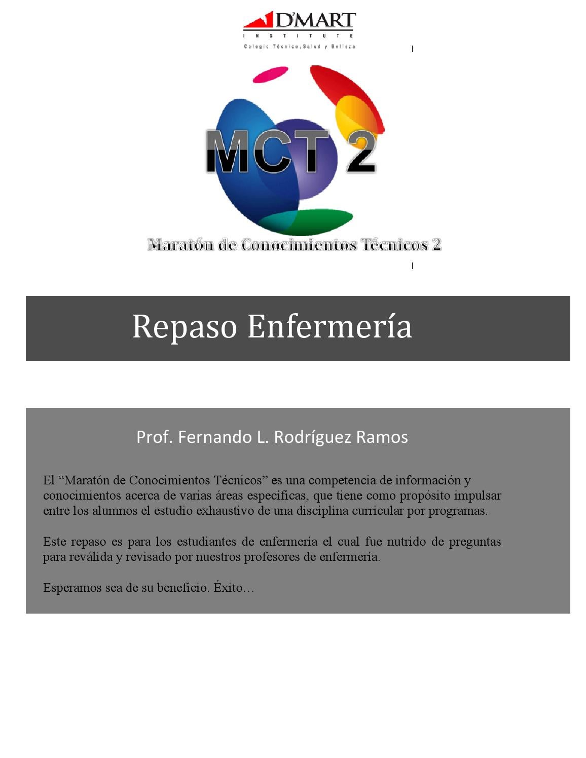Repaso Revalida de Enfermería mct2 by Fernando Rodriguez Ramos - Issuu