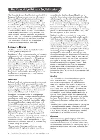 Cambridge Primary English Teacher's Resource 3 by Cambridge ...