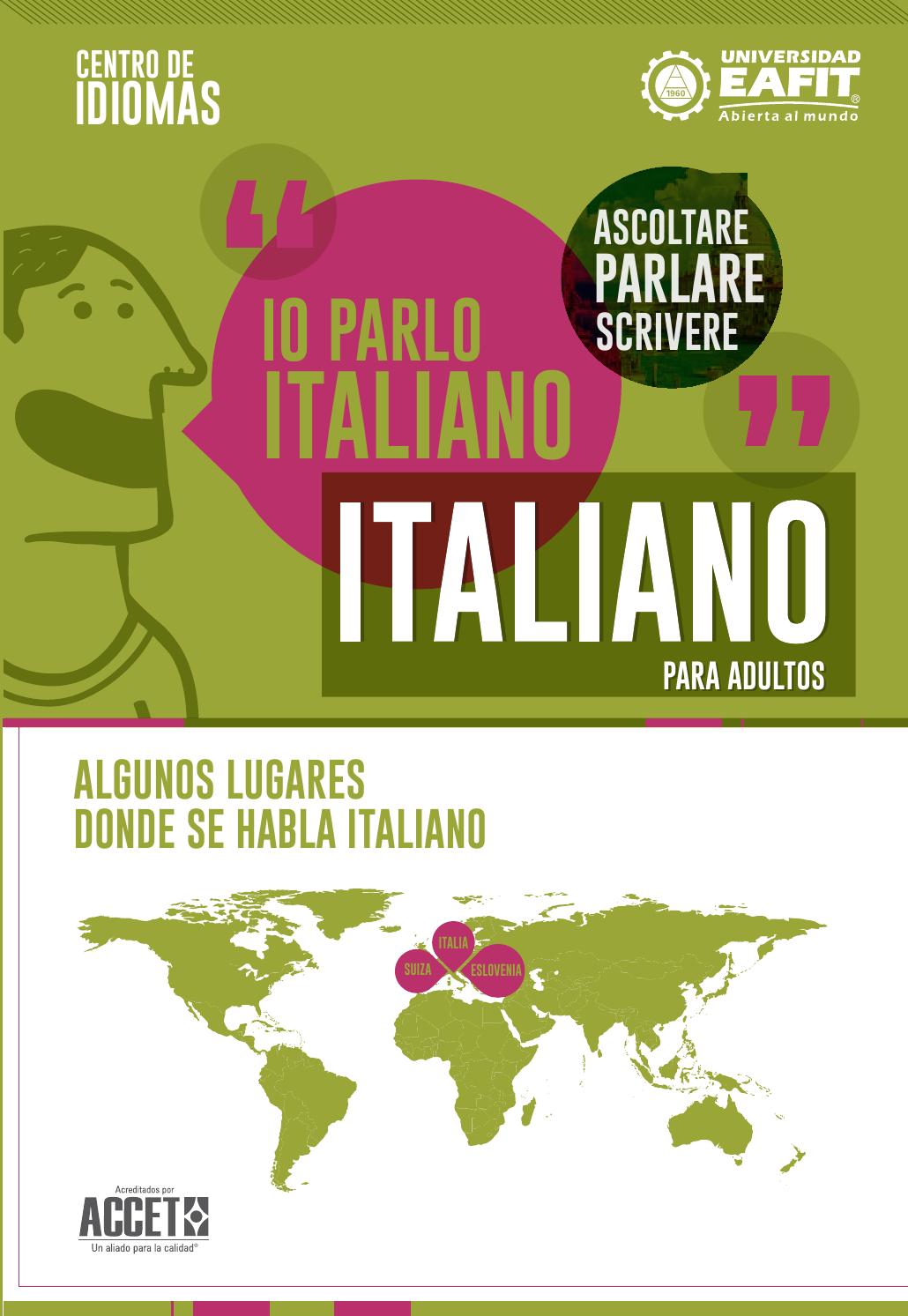 Italiano para adultos / Idiomas EAFIT by Universidad EAFIT - Issuu